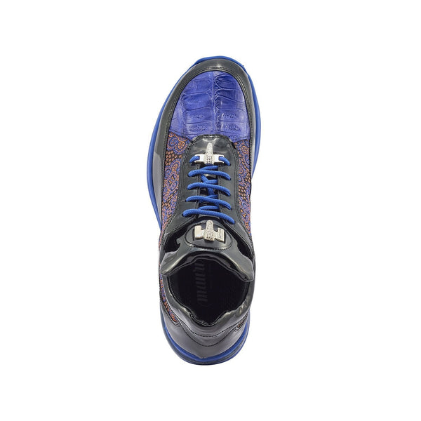 Mauri 8900-2 Bubble Patent Leather Embossed Baby Croc Sneakers Matahar ...