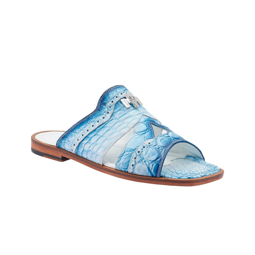 Mauri 1858-5 Alligator White Dirty Royal Blue – Dudes Boutique