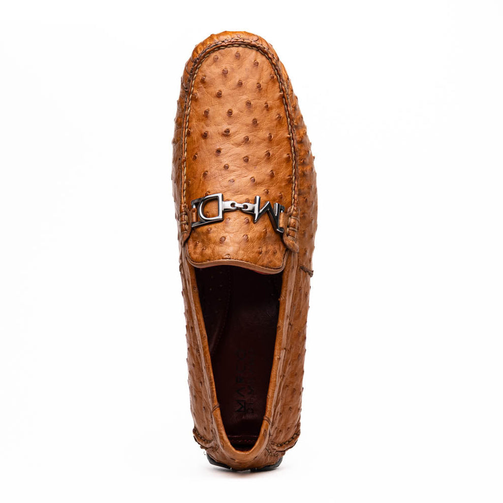 Marco Di Milano Bolonia Brandy Ostrich Quill Bit Loafers – Dudes Boutique