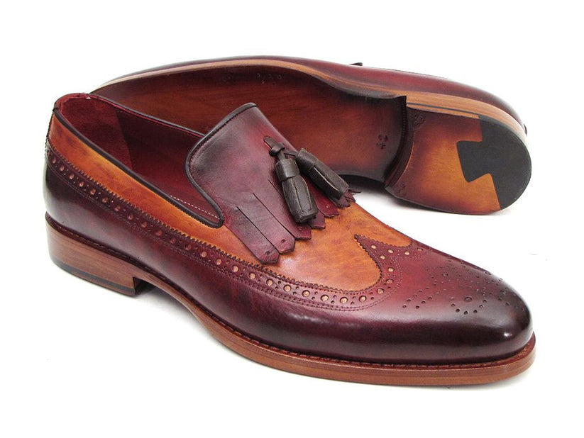 Paul Parkman Kiltie Tassel Loafer Tobacco & Bordeaux – Dudes Boutique