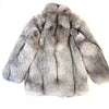 Barya NewYork Men's Full Arctic Silver Fox Fur Coat – Dudes Boutique