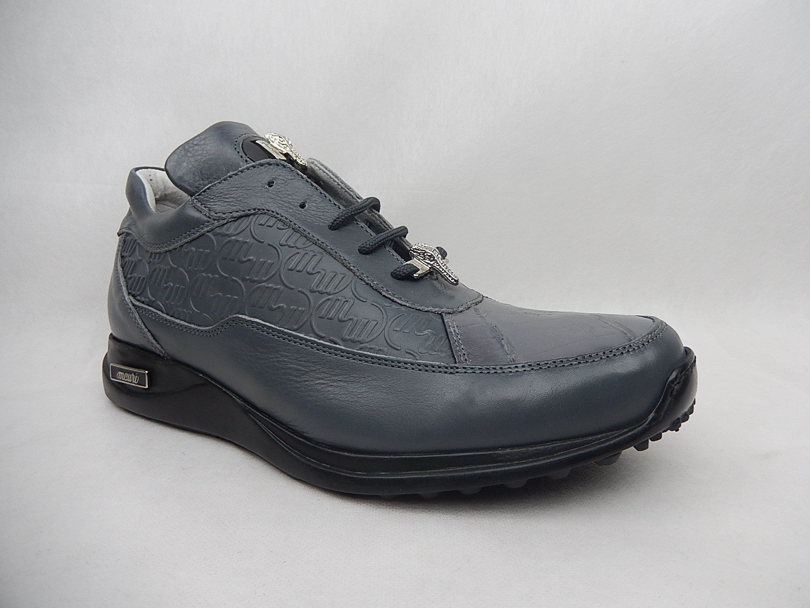 Mauri Gray Alligator & Lambskin Sneakers 8900/2 – Dudes Boutique