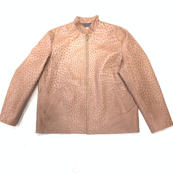 Kashani Chocolate Brown Full Ostrich Quill Jacket – Dudes Boutique